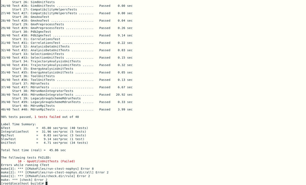 Error while installing Gromacs 2019 - User discussions - GROMACS forums