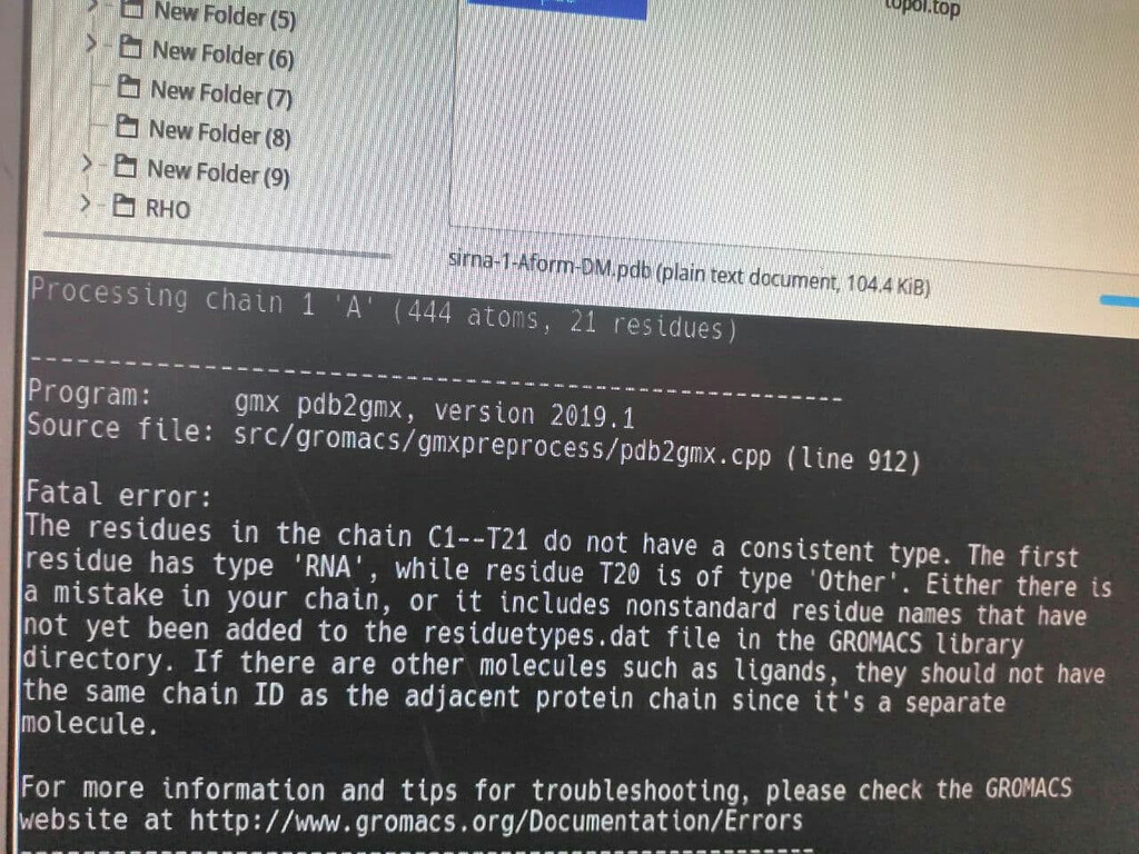 The problem with siRNA simulation - User discussions - GROMACS forums