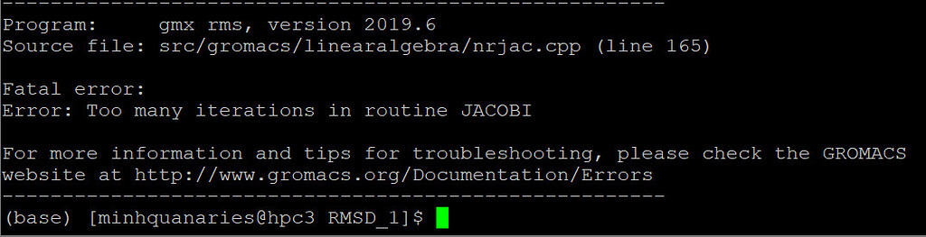 RMSD calculation error - User discussions - GROMACS forums