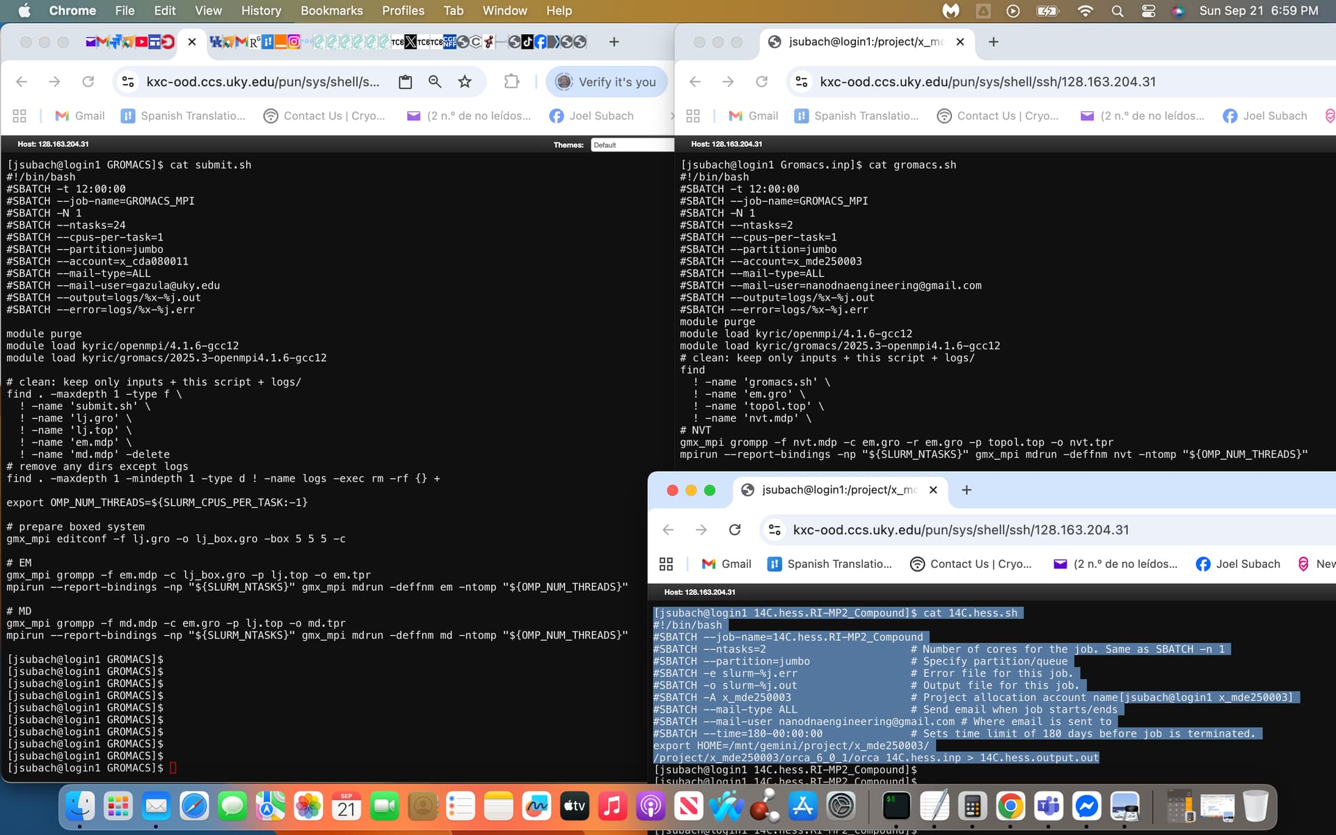 .sh script to execute Gromacs in Slurm Inquiry? - User discussions - GROMACS forums