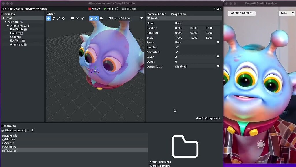 Tracking multiple faces and face component setup - Studio - DeepAR Community Forum