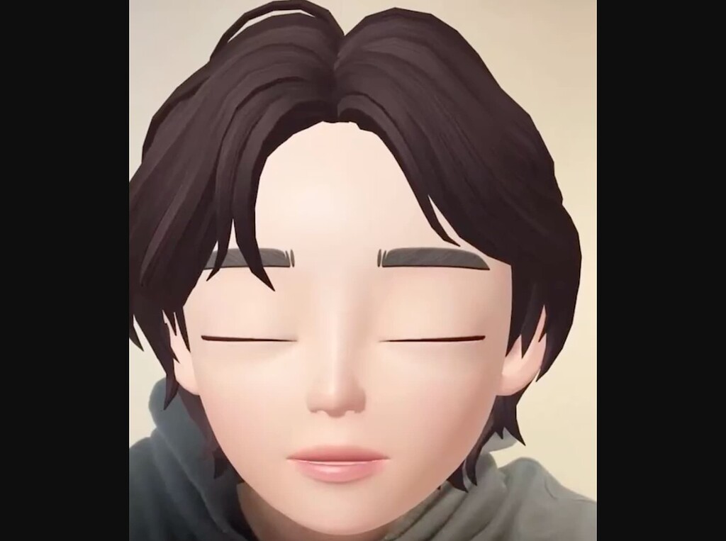 Is it possible to create a character that blinks as shown below on ...