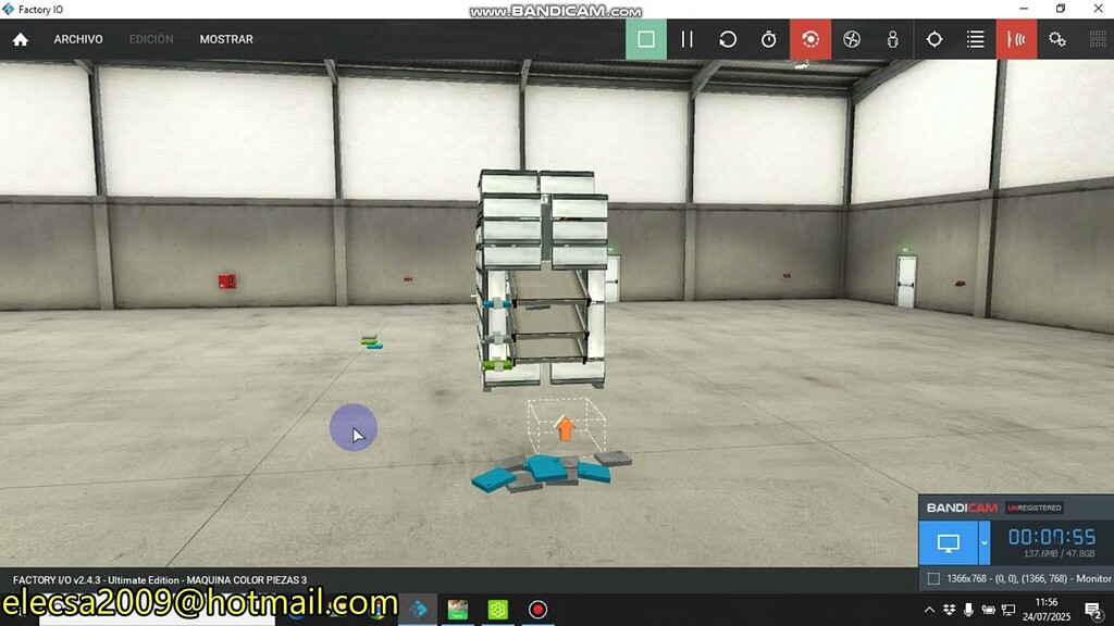 Contribution to the factory io project 69 (Machine for filtering parts by their color) - Shared ...