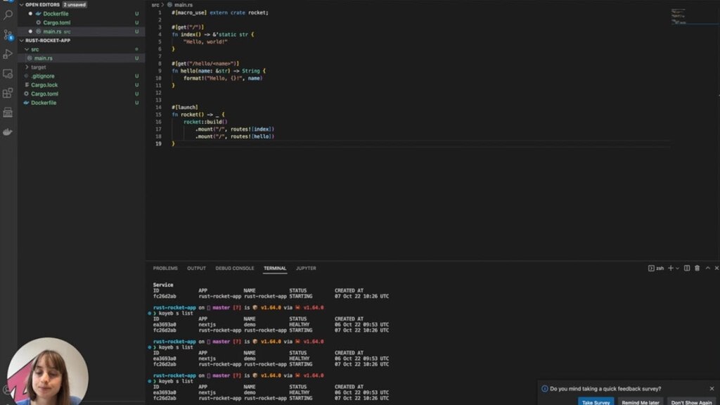 Deploying a Rust app using Rocket and Docker on Koyeb - How To - Koyeb Community