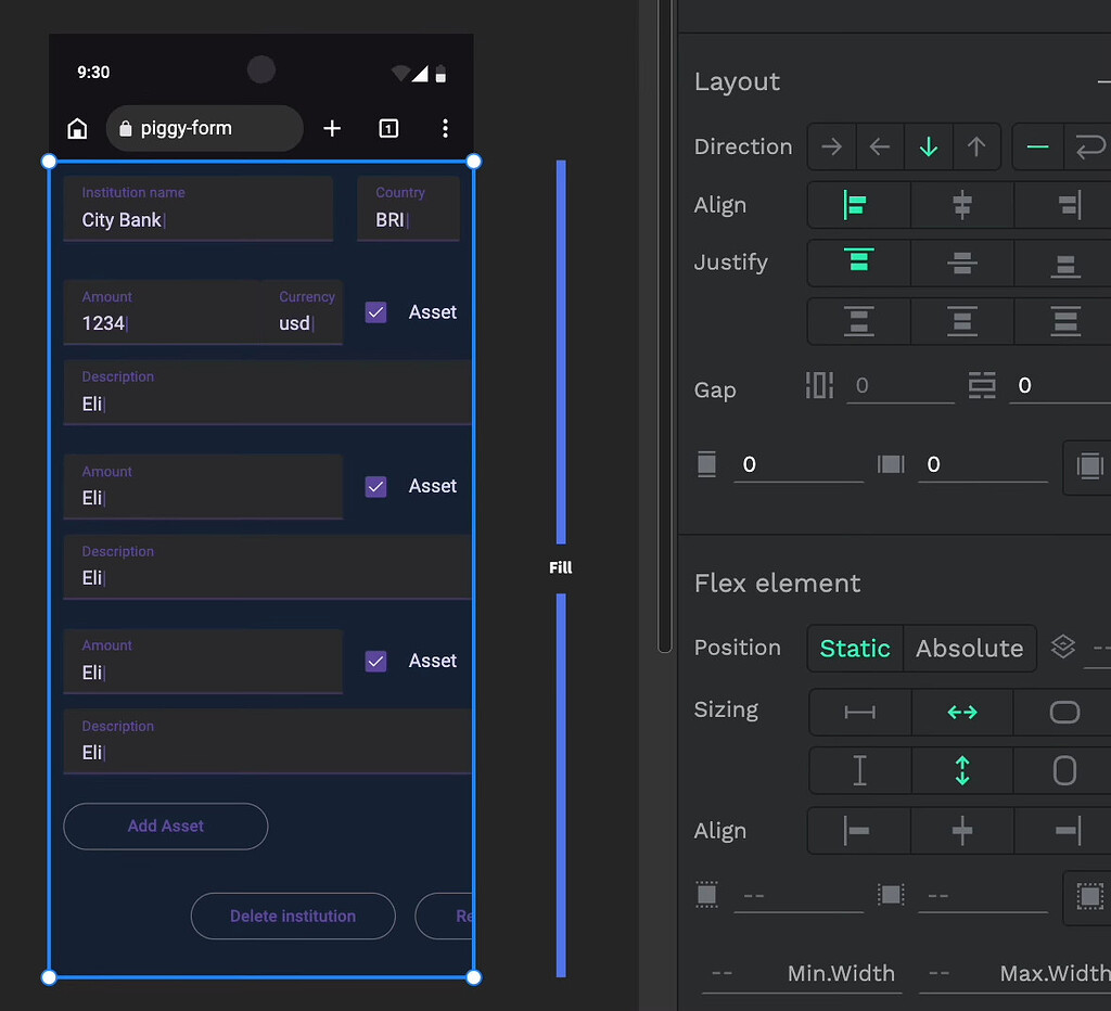 BUG. Instance layout is reset after updating main component - Help us improve Penpot - Penpot ...