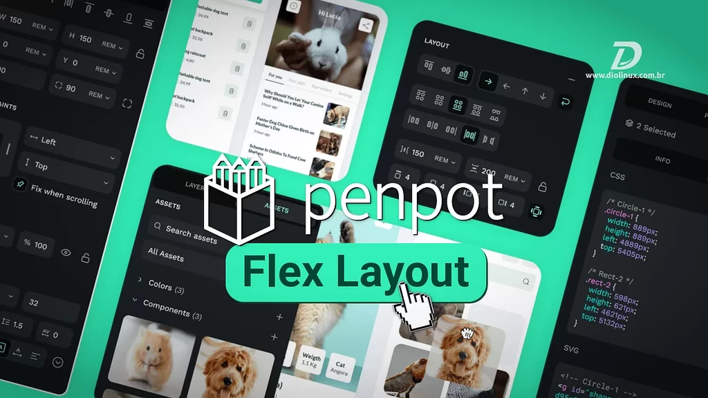 Flex Layout Penpot: uma ferramenta poderosa para criar layouts flexíveis - Em Português - Penpot ...
