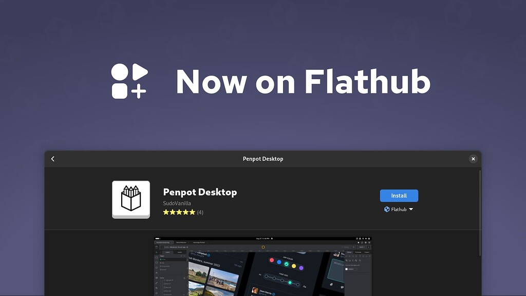 Penpot Desktop Arrives on Flathub - Contribution - Penpot Community