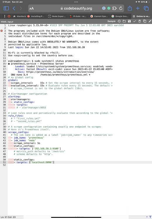 Prometheus.service: Failed with result 'exit-code'. - fresh install, advice wanted - General ...