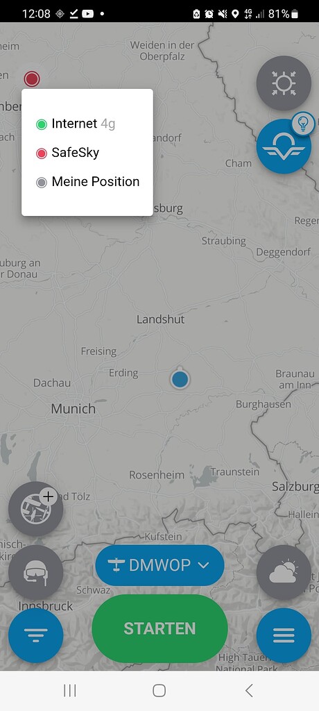 No Internet connection available - English - Safesky