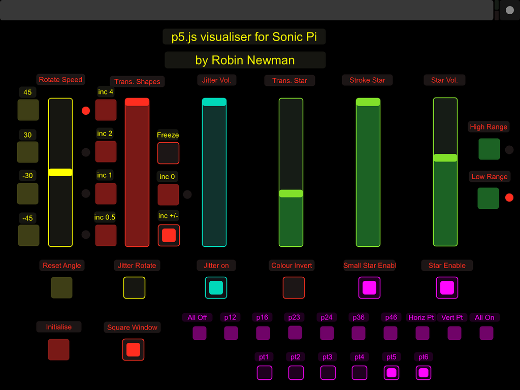 Sonic Pi visualiser written in P5.js - Creations & Ideas - in_thread