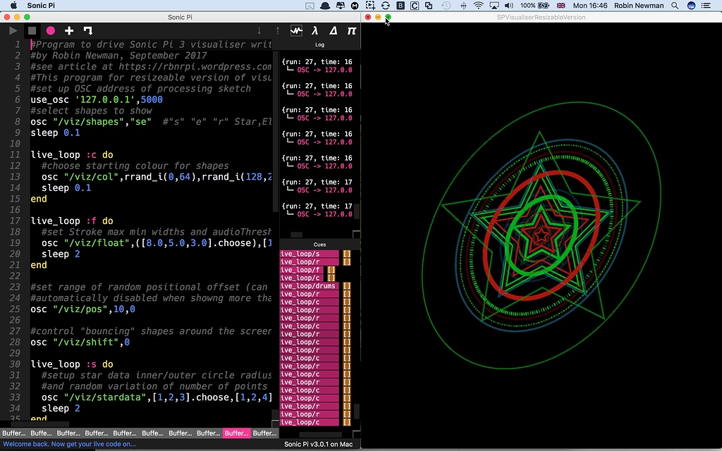 New version of Sonic PI 3 visualiser - Performances, Streams & Live Coding - in_thread