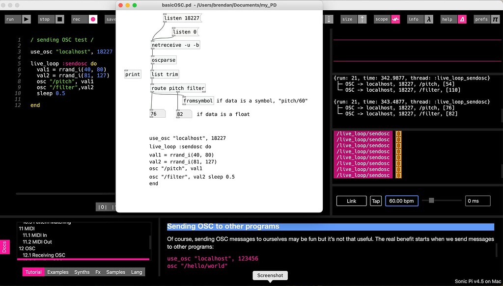 OSC 101 on my day off - Creations & Ideas - in_thread