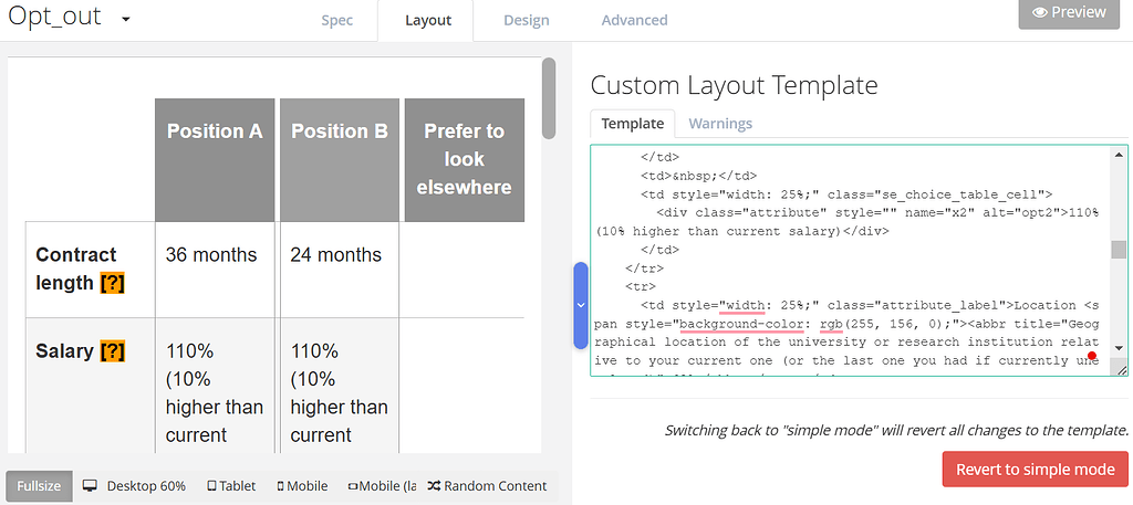Merging columns across an opt-out option - Support - SurveyEngine Forum