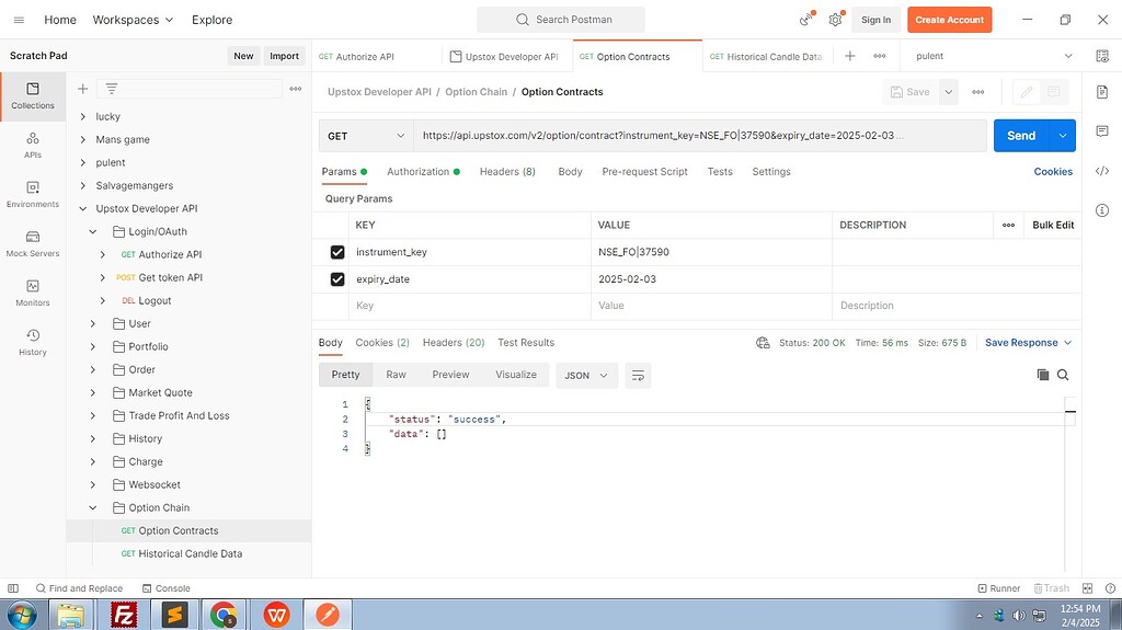 Api Data Not Available Developer Api Upstox Community