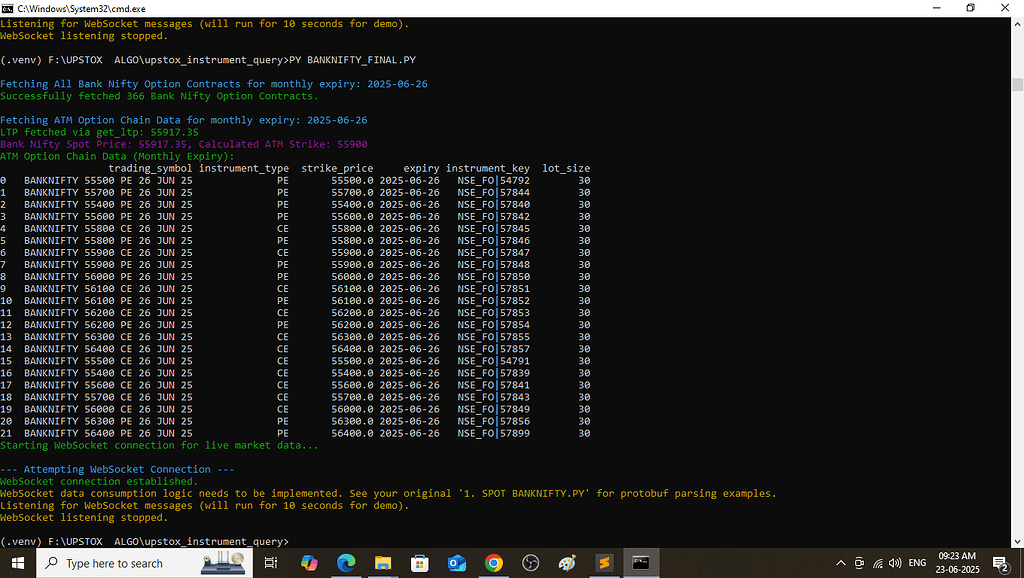 Websocket data consumption logic - Developer API - Upstox Community