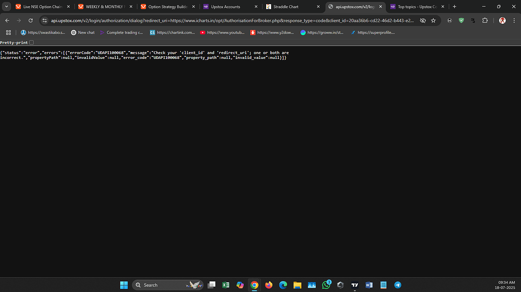 Api Issue Not Showing Charts General Upstox Community