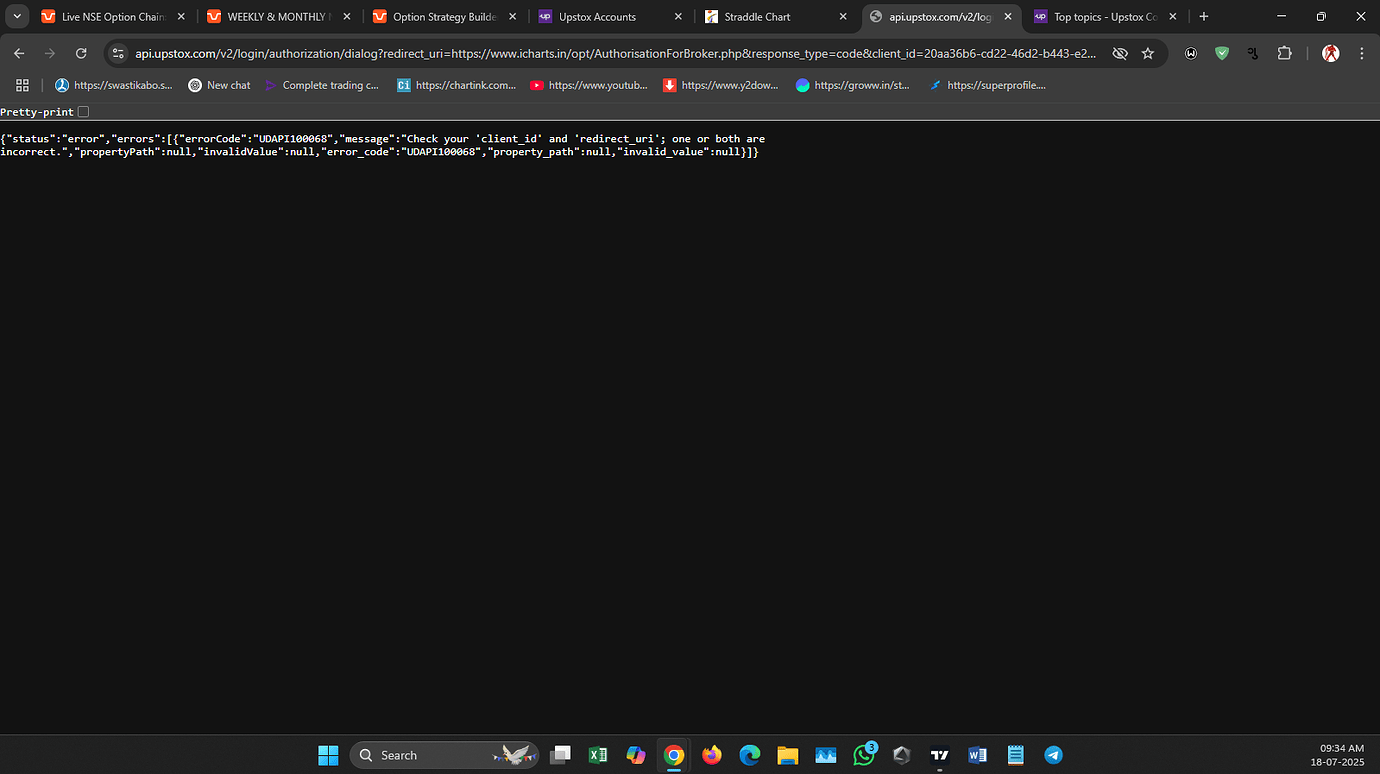 Api Issue Not Showing Charts General Upstox Community