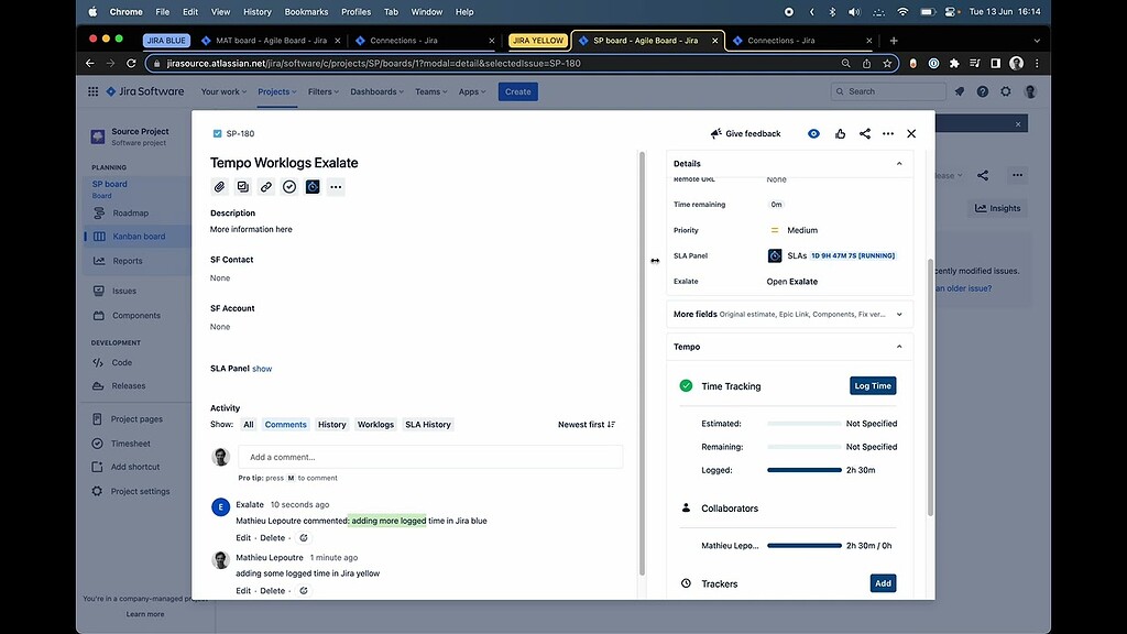 How to sync Tempo Worklogs between two Jira Cloud instances - Script Library - Exalate