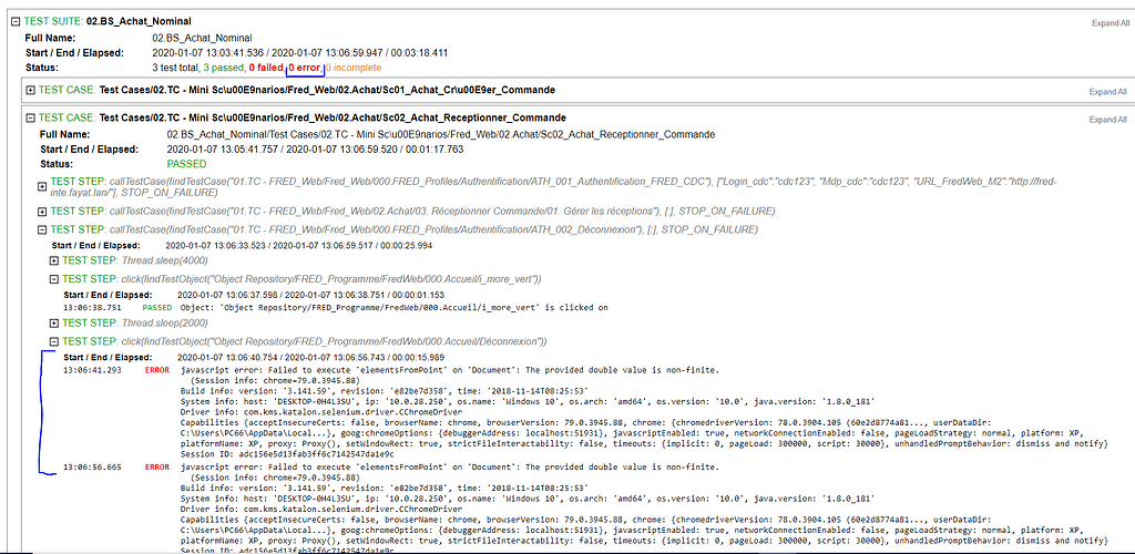 Report: Error counter is not incremented despite the existence of errors - Bugs Report - Katalon ...