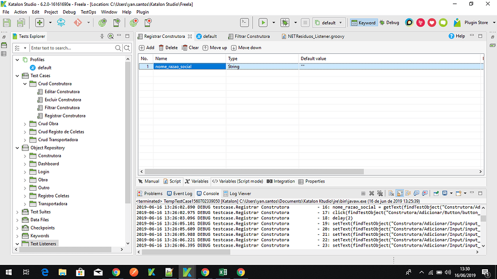 How to retrieve variable in another test case - Katalon Studio ...