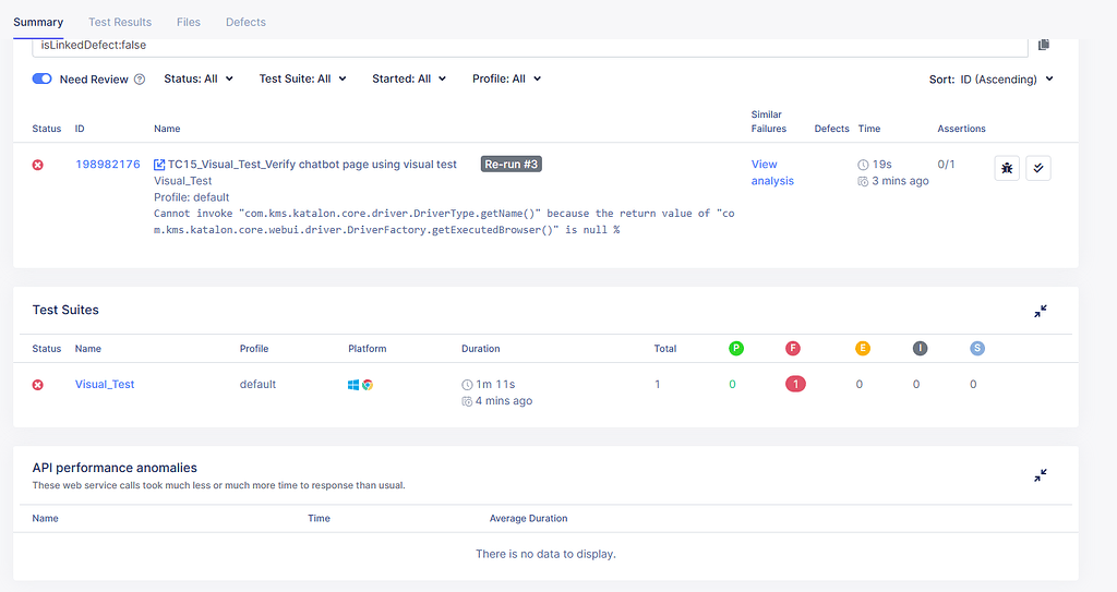Visual test is failing on TestOps - Katalon TestOps - Katalon Community
