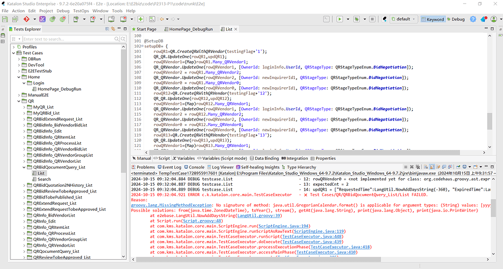 groovy.lang.MissingMethodException No signature of method: java.util.GregorianCalendar.format ...