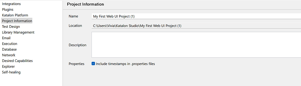 Project not reflecting under Katalon Platform (project dropdown) - Katalon Studio - Katalon ...