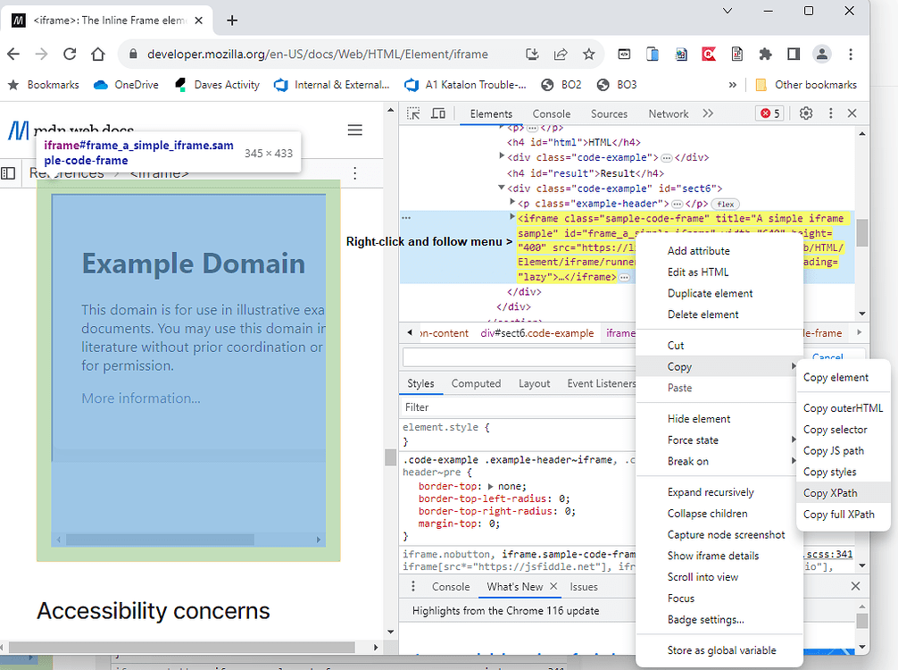 How to use 'Chrome DevTools' to find iframe locator(s): - Tips & Tricks ...