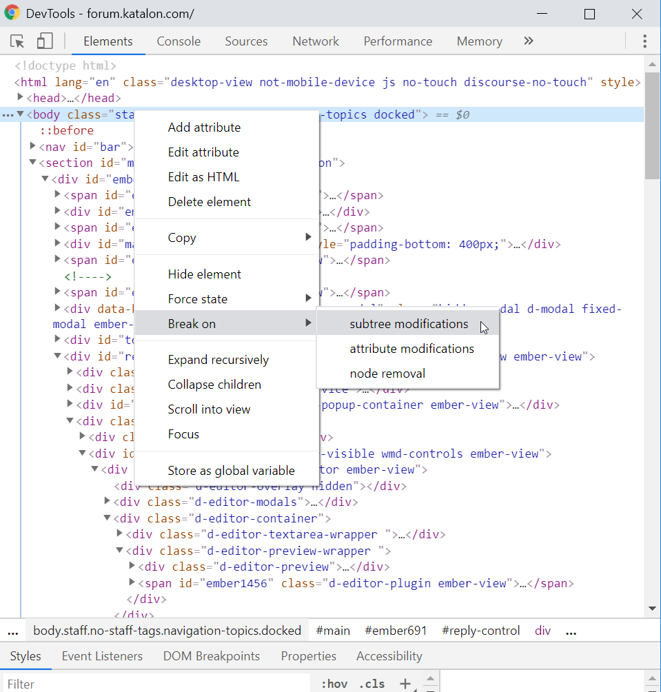 How to Watch Page Rendering, Step-by-Step - Katalon Studio - Katalon ...