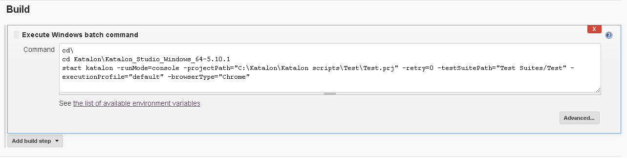 Console Output Not Shown When Firing Katalon Commandline From Jenkins 2 By Qsbetatest 