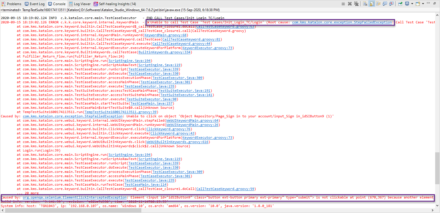 Headless Chrome Browser - getting StaleElementReferenceException for some elements - Katalon ...