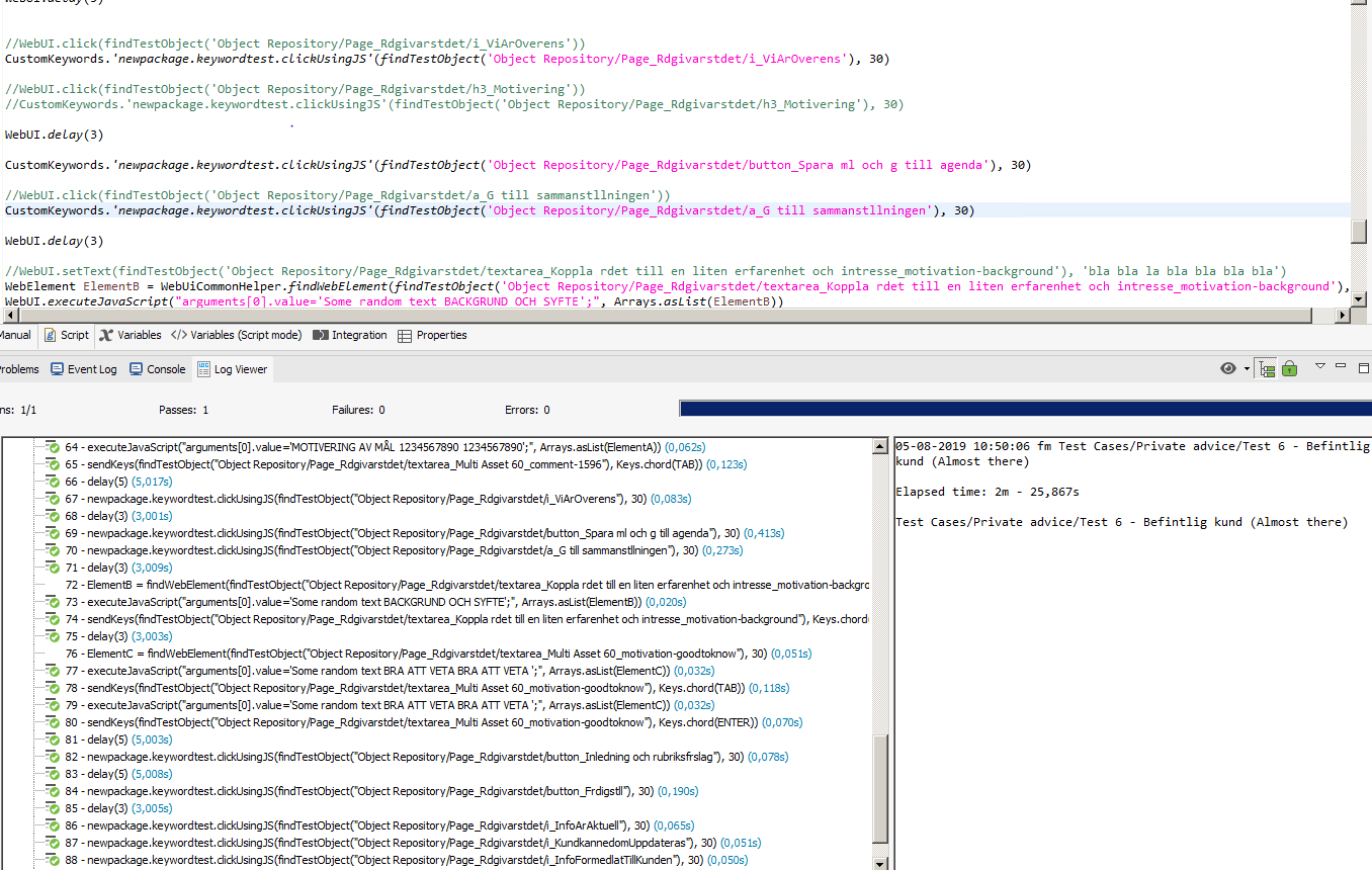 Unable to resolve class WebElement when Recording? Please help - Katalon Studio - Katalon Community