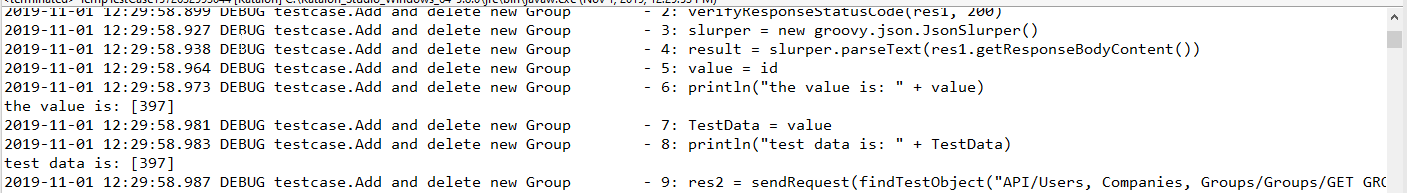 Delete brackets for a jsonslurper value - Katalon Studio - Katalon Community