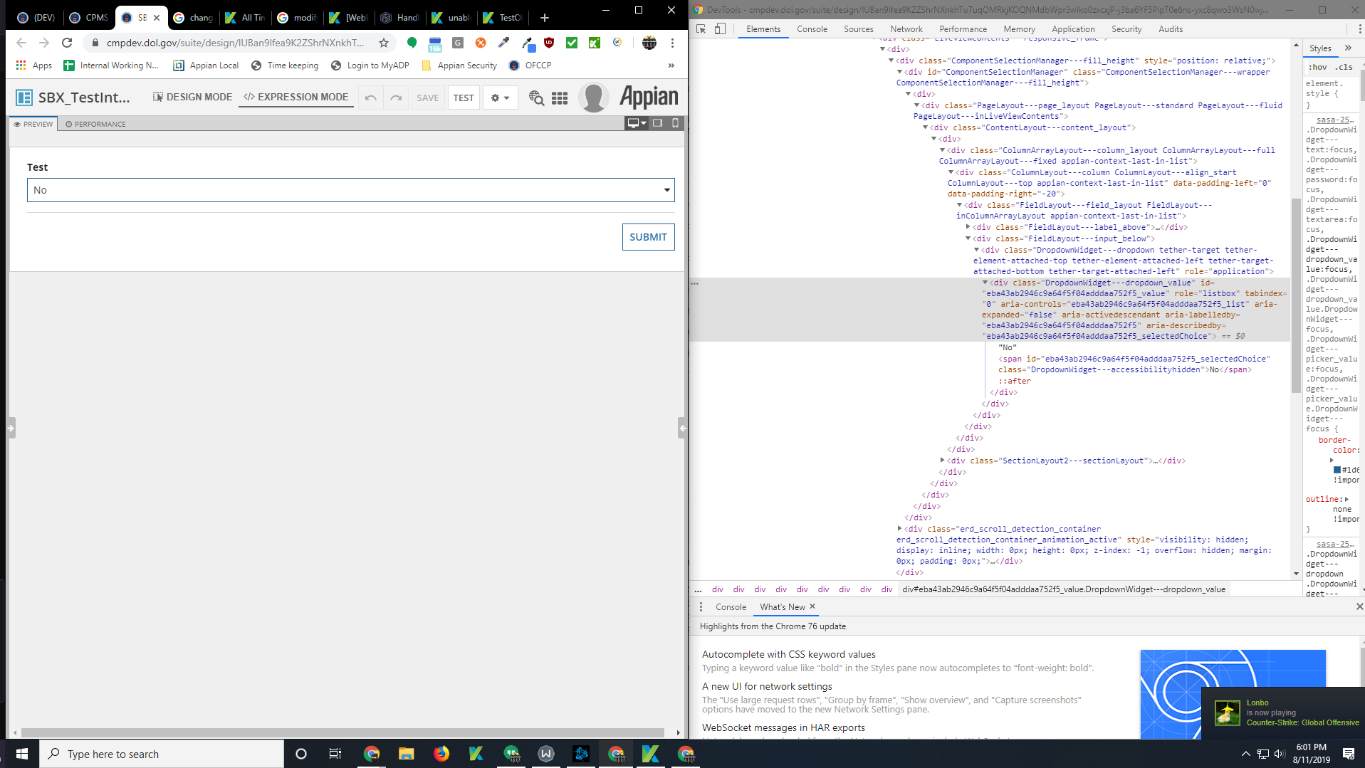 Change InnerHTML for div and span elements - Web Testing - Katalon ...