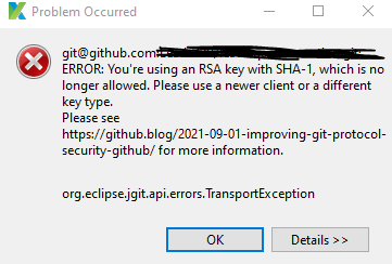 Katalon SSH key generation no longer satisifes Github security protocol - help! - Bugs Report ...