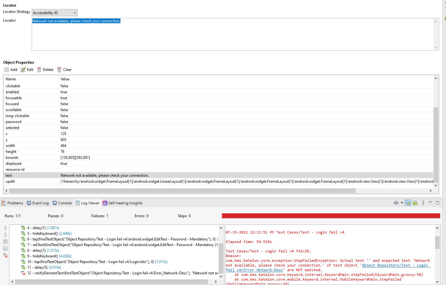 How to detect label on android.view.View? - Katalon Studio - Katalon ...