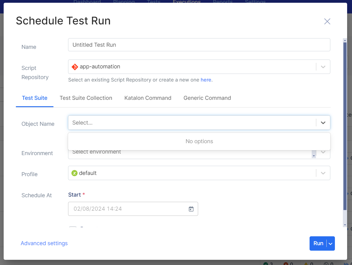 Connect Git Repository Under Testops With Aws Codecommit Katalon Testops Katalon Community