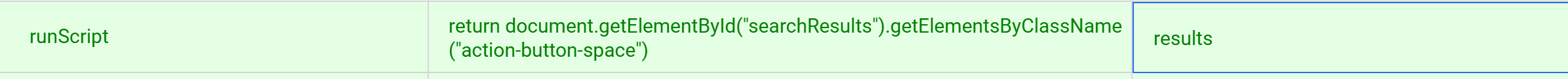Saving Complex Variable Returns From Javascript Katalon Recorder