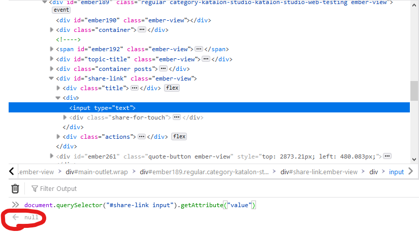 Can't get value from field - Katalon Studio - Katalon Community