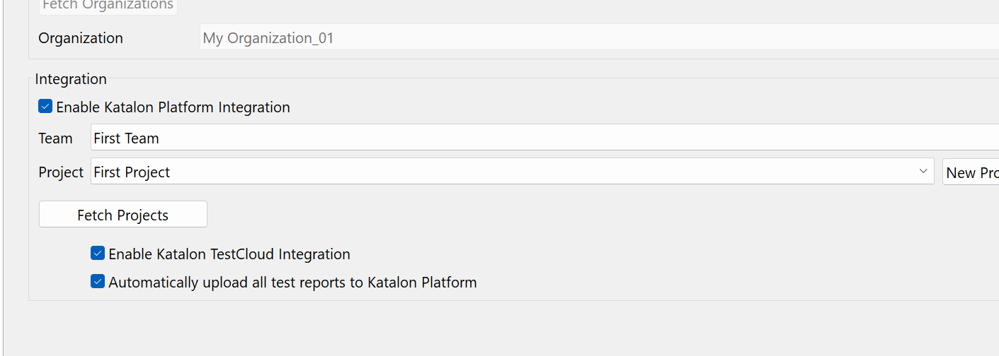 Project not reflecting under Katalon Platform (project dropdown) - Katalon Studio - Katalon ...