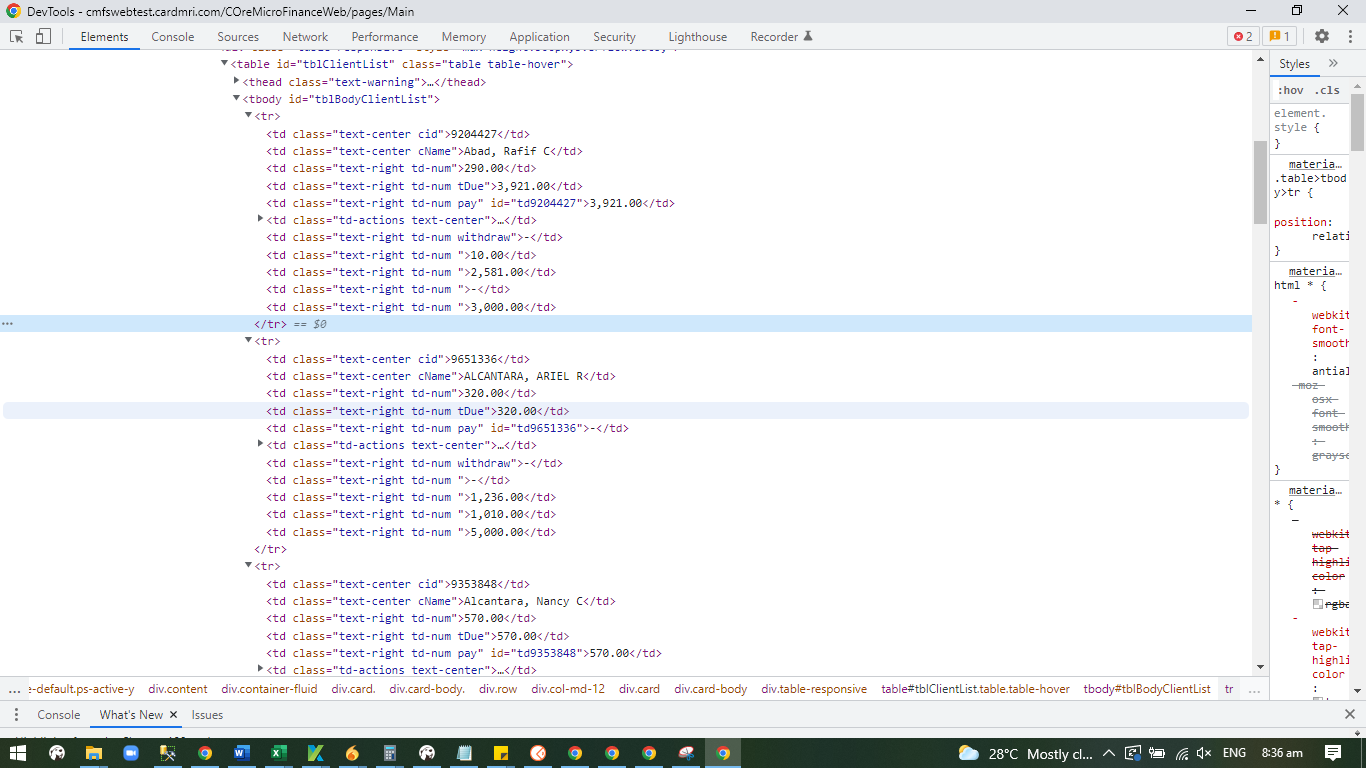 Incomplete values of rows column number 4 (handling web tables) - Katalon Studio - Katalon Community