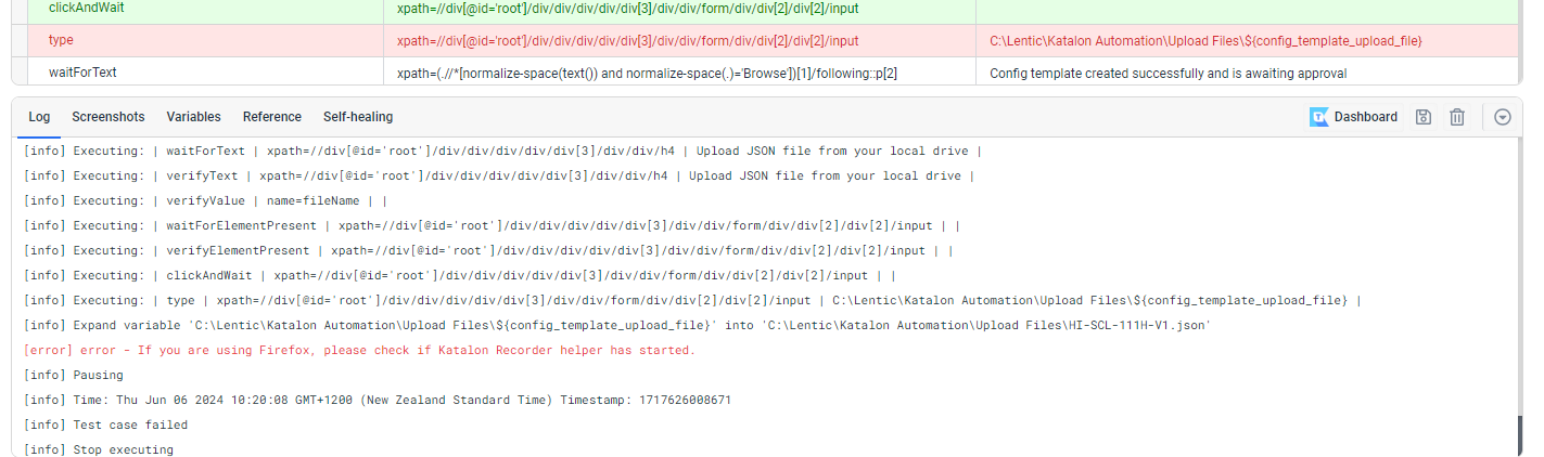 Javascript errors with Katalon Recorder extension 7.0.0 release ...