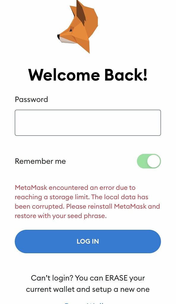 Reset Wallet Help Backup Restore Import MetaMask