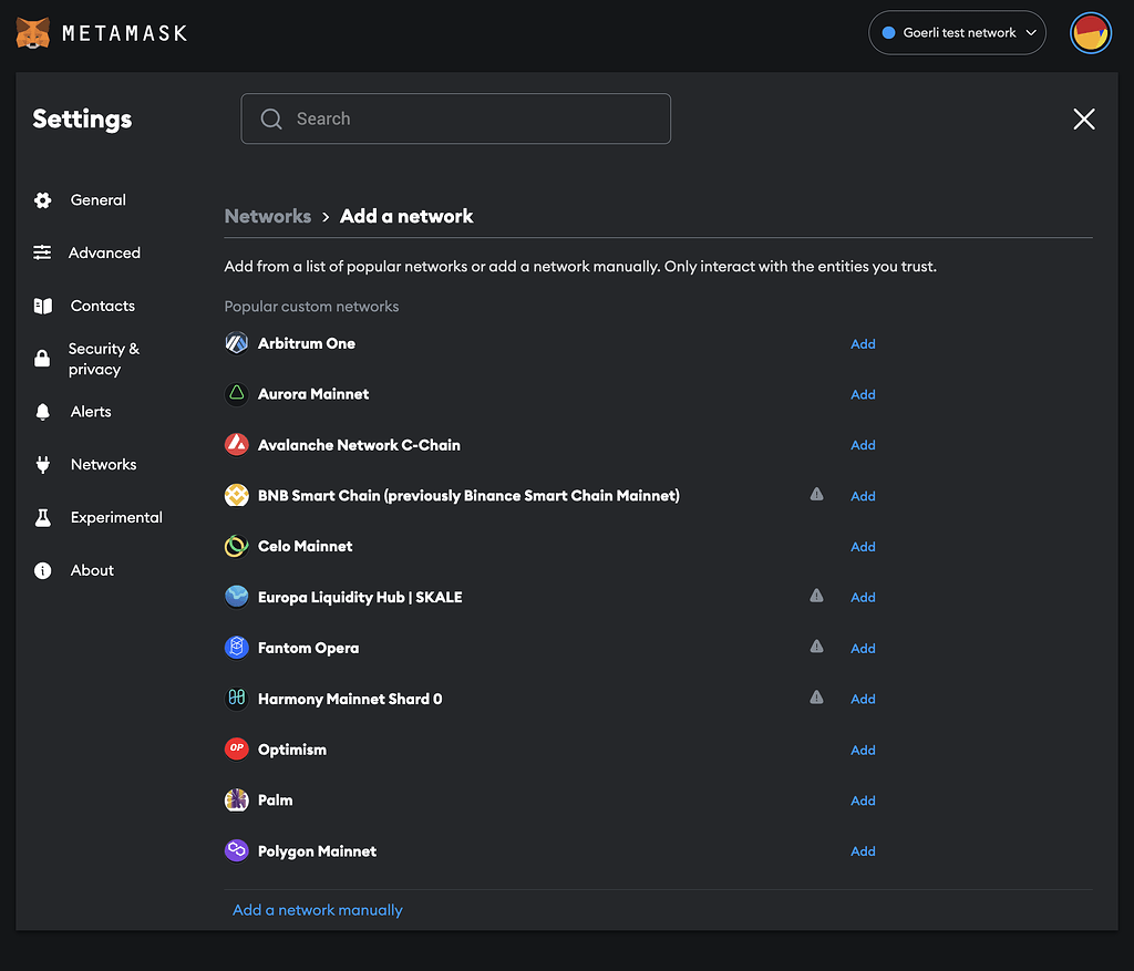 Add SKALE to the featured networks - Feature Requests - MetaMask