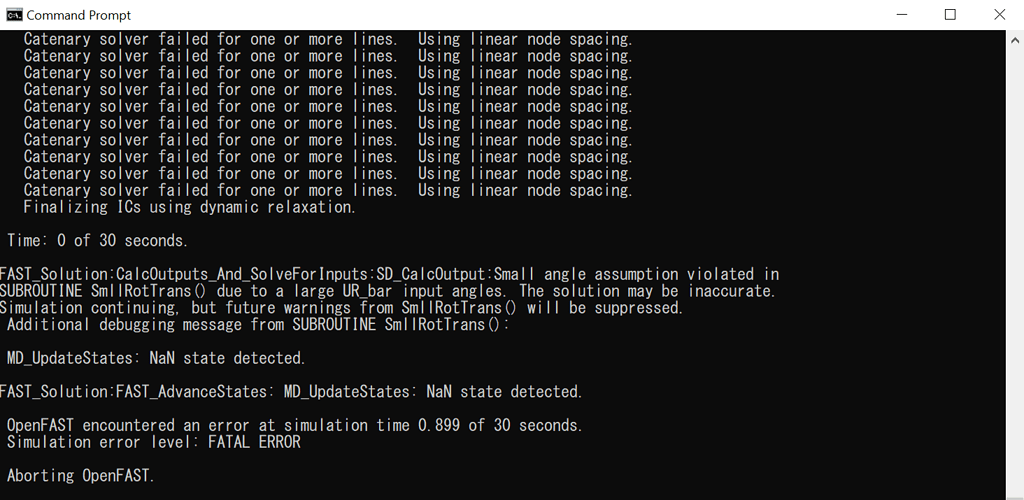 MD_UpdateStates: NaN state detected - Computer-Aided Engineering ...