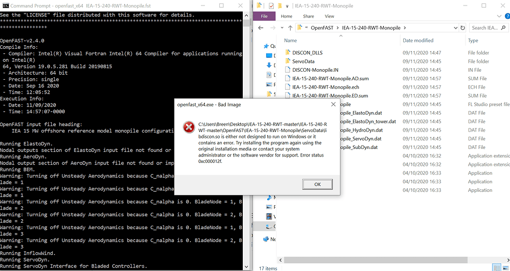 Bad Image Error - Computer-Aided Engineering Software Tools - NREL Forum