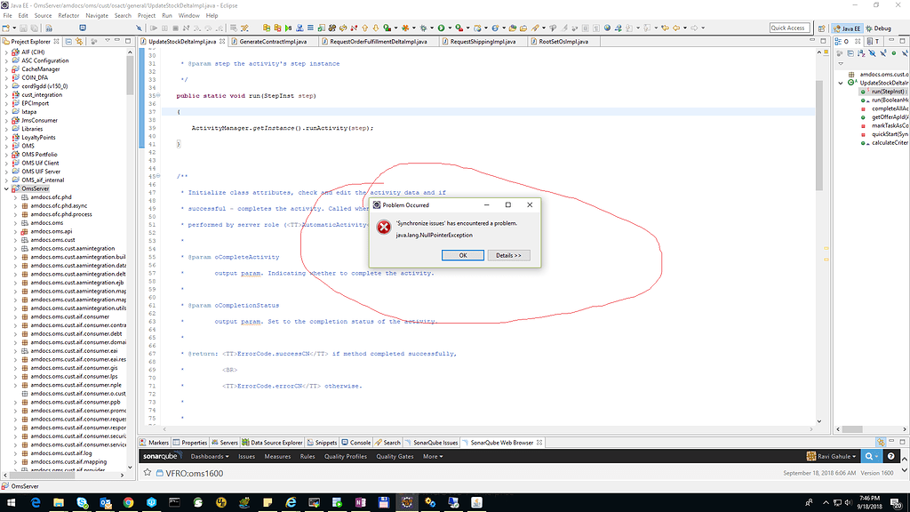 Issue While Integrating Sonar With Eclipse Eclipse Sonar Community