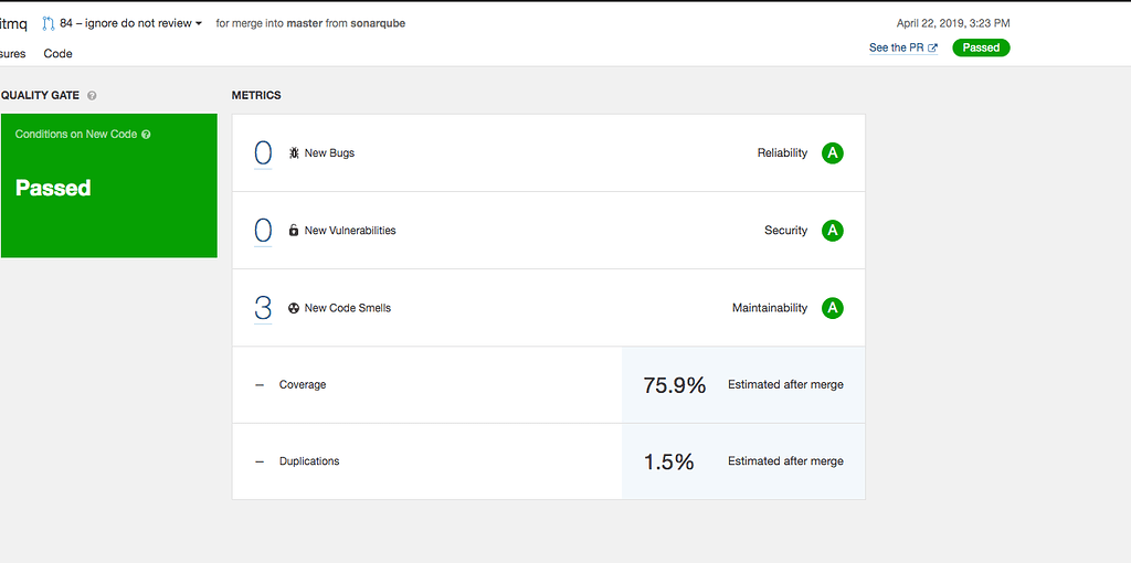 PR Analysis Doesn t Show Code Coverage python SonarQube Sonar