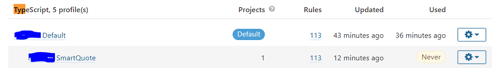 Extended Quality profile has no option to deactivate rules - SonarQube Server / Community Build ...