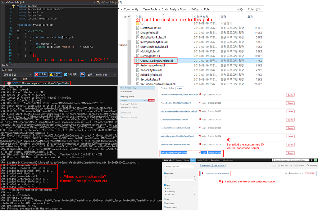 How to add custom rules using fxcop on sonarqube? (6.7.7) - SonarQube Server / Community Build ...